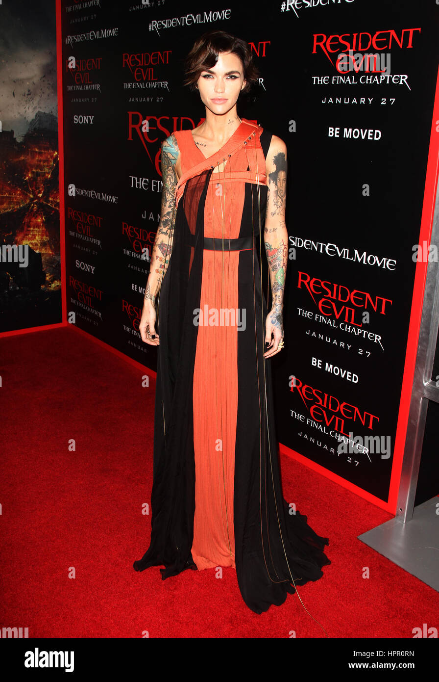 Los Angeles premiere of 'Resident Evil: The Final Chapter' - Arrivals ...