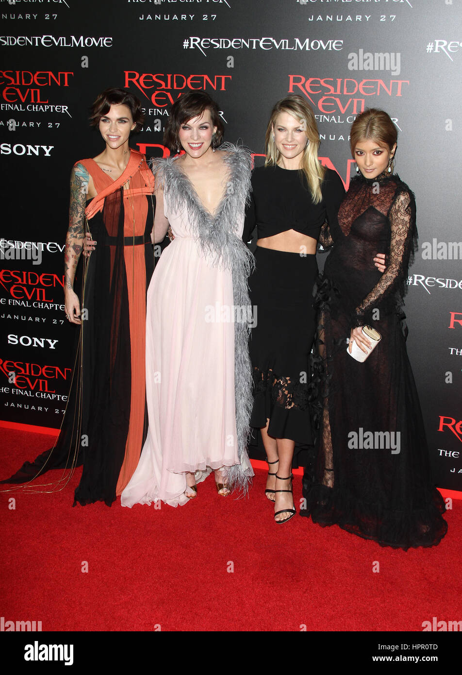 Los Angeles premiere of 'Resident Evil: The Final Chapter' - Arrivals ...