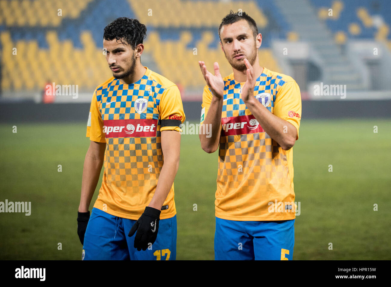 December 7, 2015: Abdellah Zoubir #17 of Petrolul Ploiesti and Dan ...