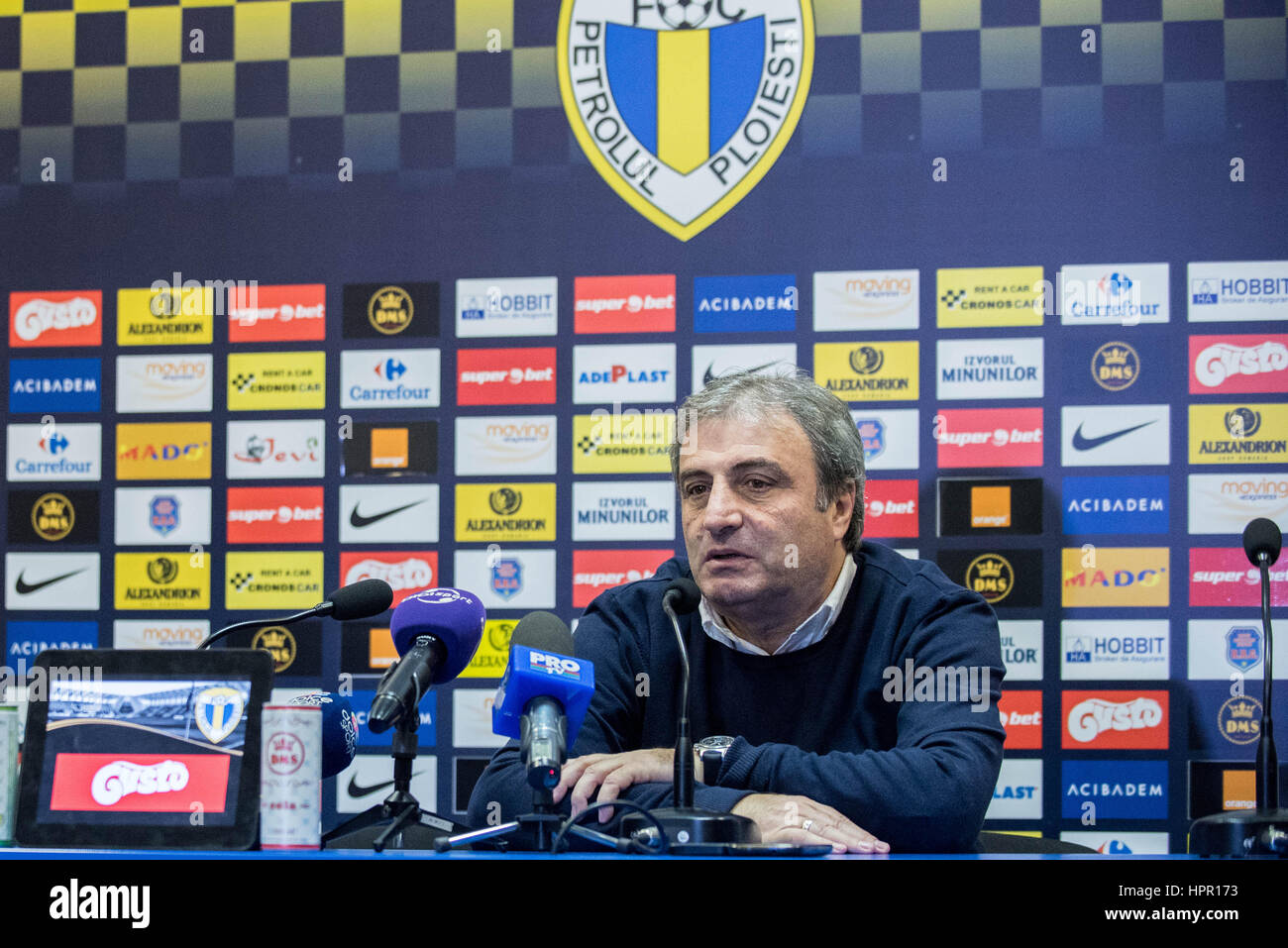 December 7, 2015: Mihai Stoichita the head coach of Petrolul Ploiesti ...