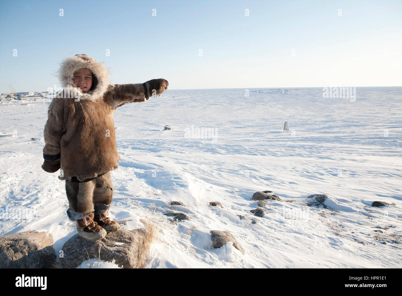 Inuit Child Coat Stock Photos & Inuit Child Coat Stock Images - Alamy