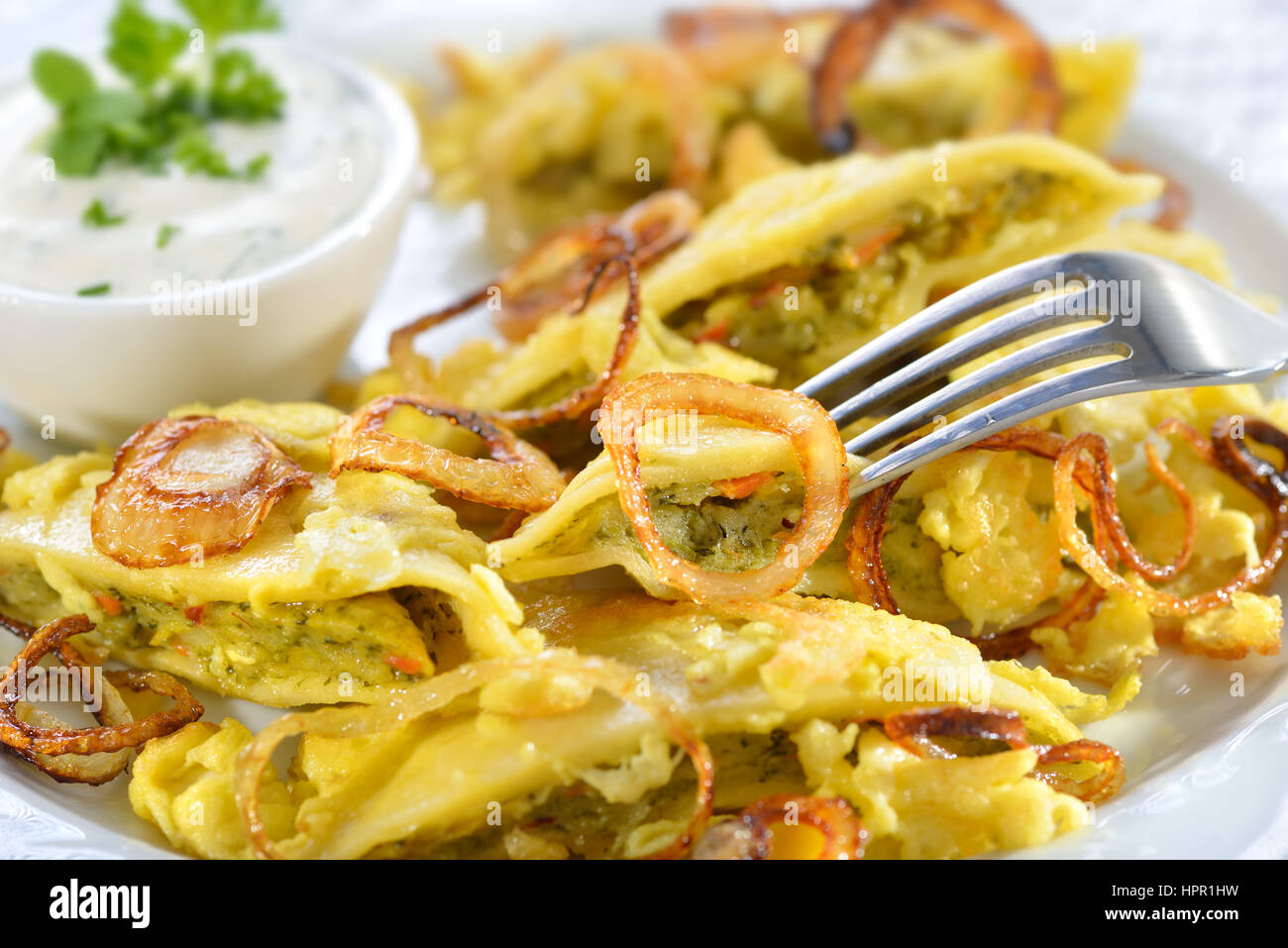 Swabian pockets with roasted onions hi-res stock photography and images ...