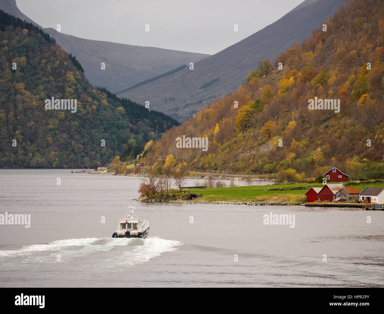 Fiord norway autumn hi-res stock photography and images - Alamy