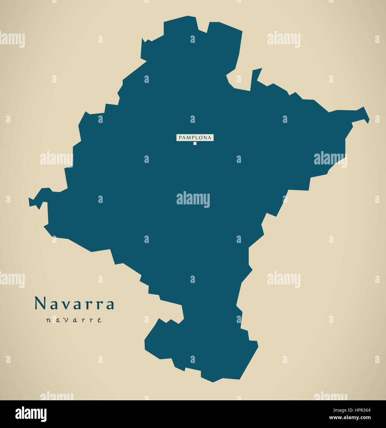 Navarra map hi-res stock photography and images - Alamy