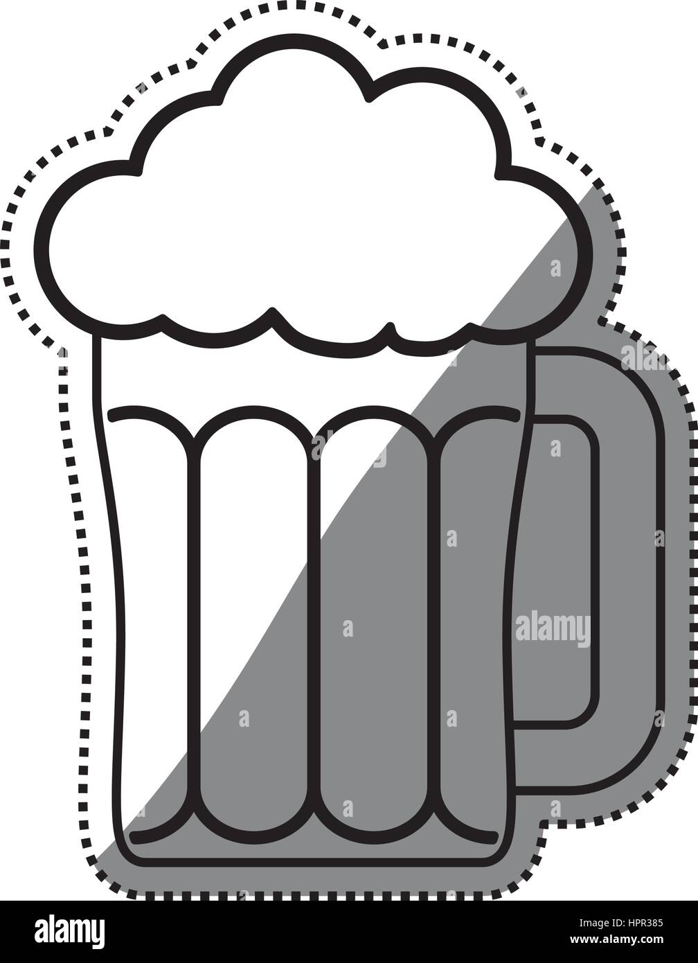 Delicious and cold beer Stock Vector Image & Art - Alamy