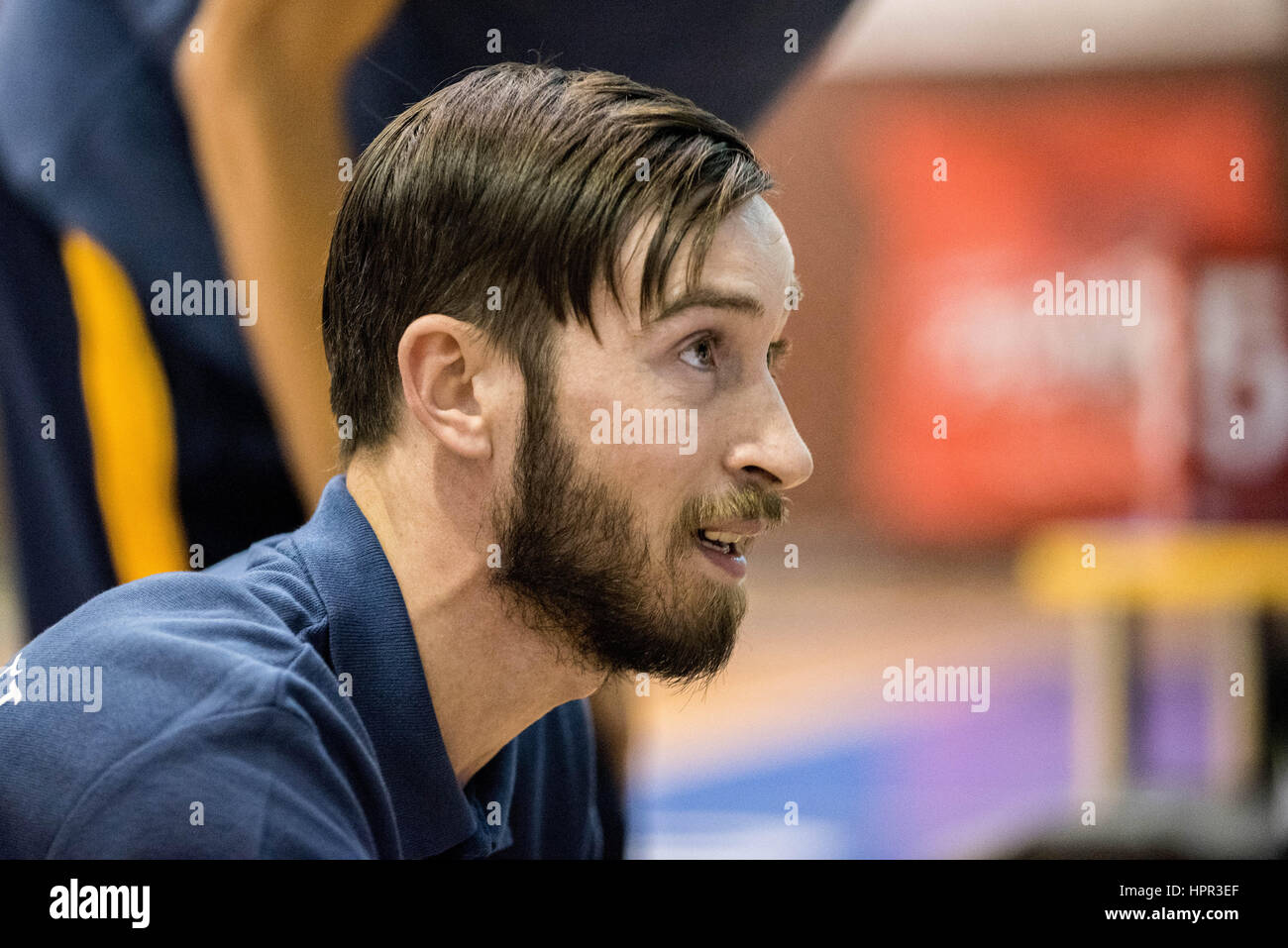 December 16, 2015: Ionut Ivan the head coach of CSM Ploiesti during the ...