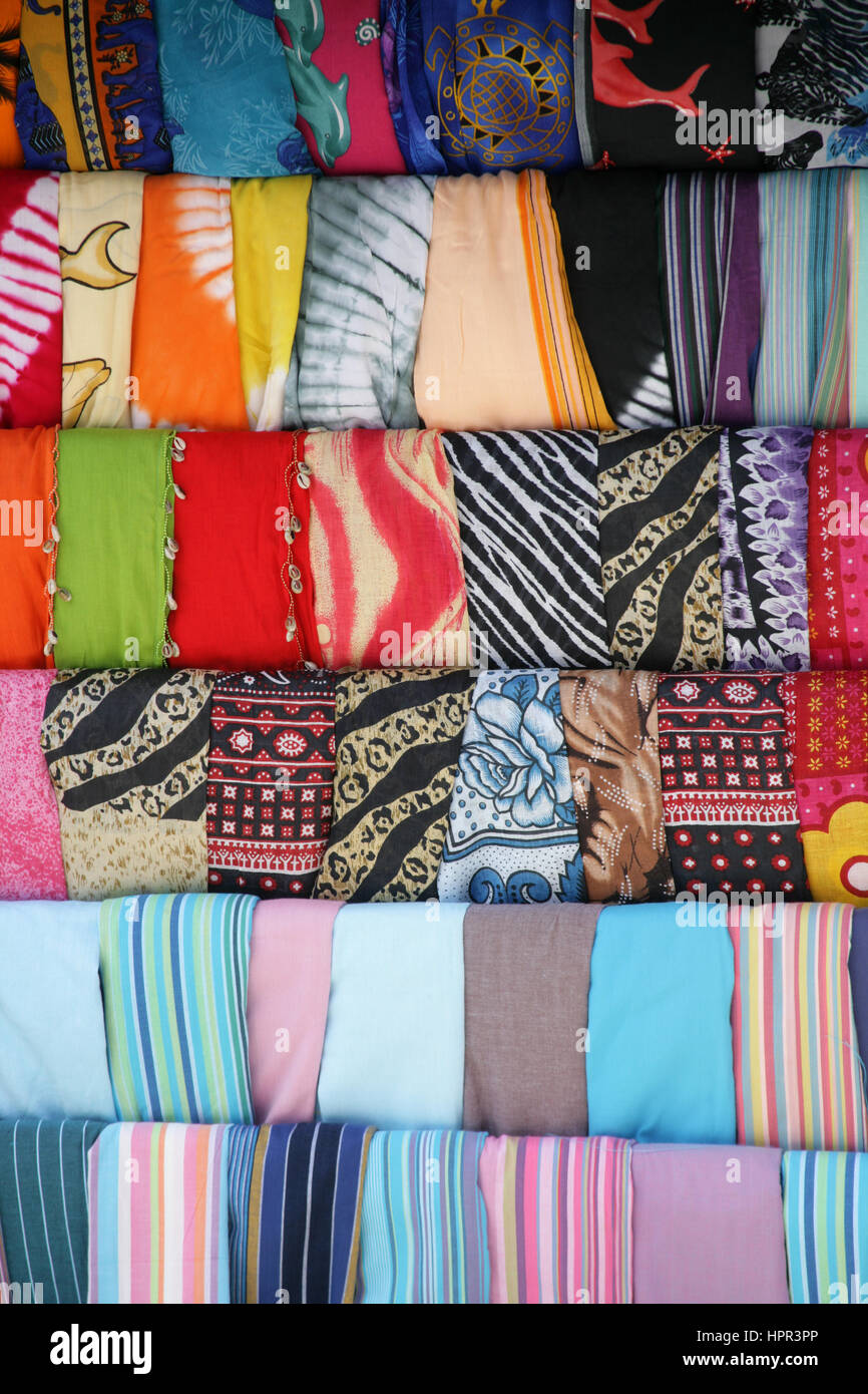 Colourful fabrics. Full frame colour Abstracts- Colourful Kenyan Kikoys ...