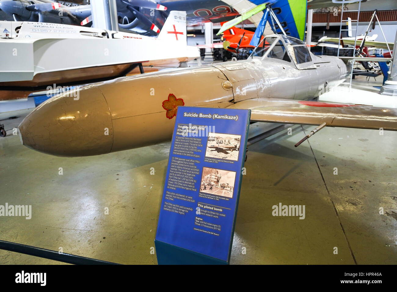 The Yokosuka MXY-7 Ohka (cherry blossom) was a purpose-built, rocket ...