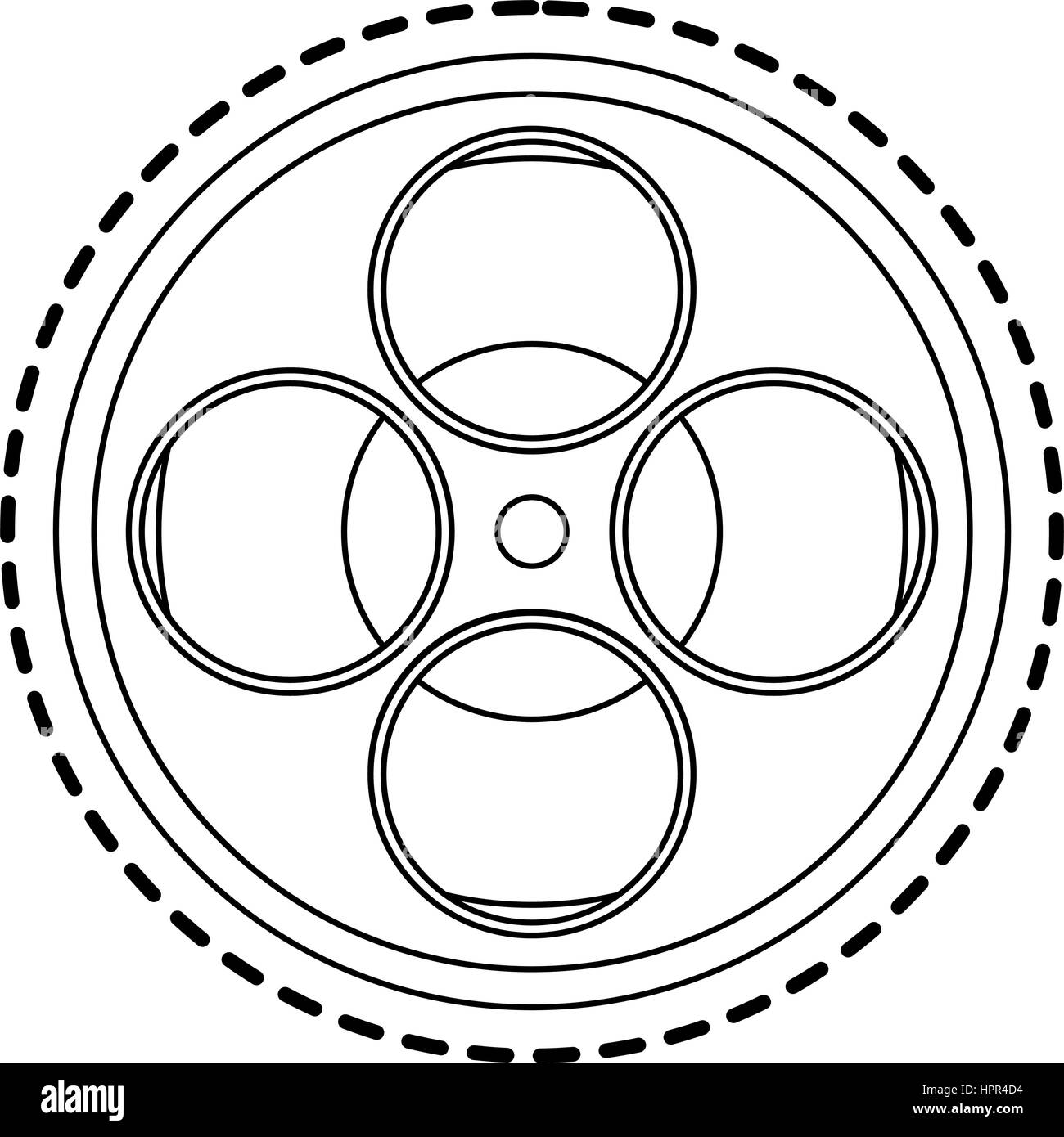 tape reel icon image Stock Vector Image & Art - Alamy