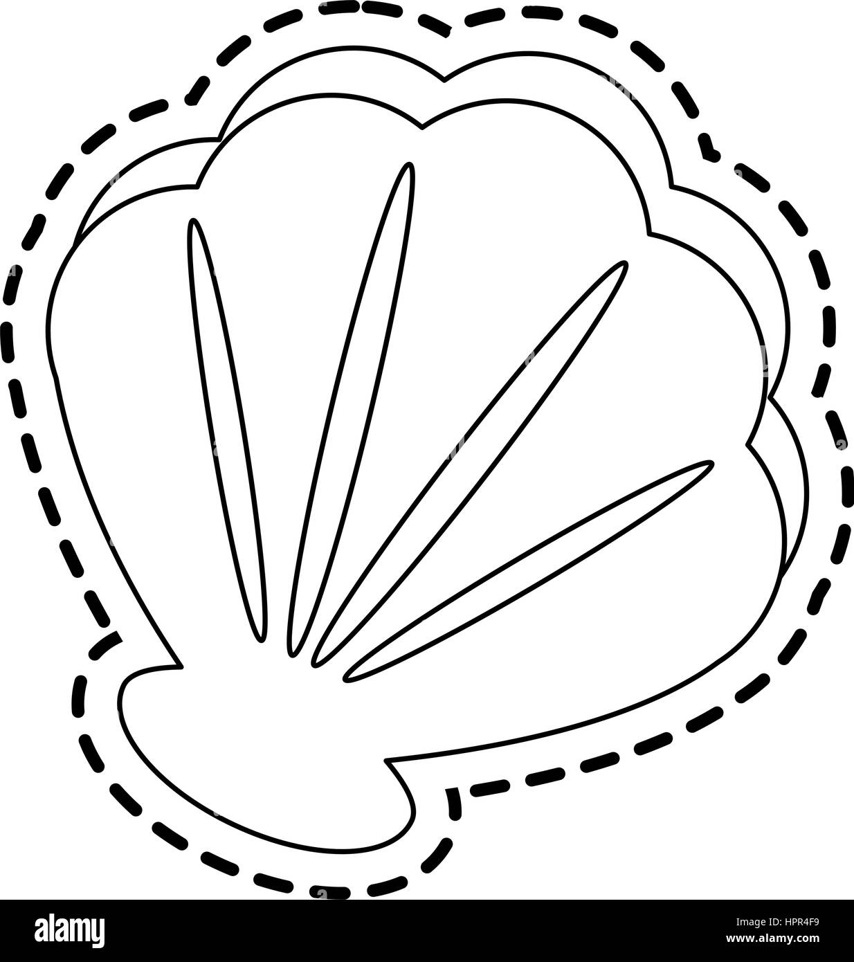 sea shell icon image Stock Vector Image & Art - Alamy