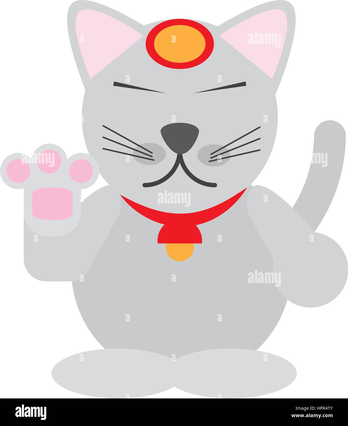 maneki neko - cat japanese Stock Vector Image & Art - Alamy