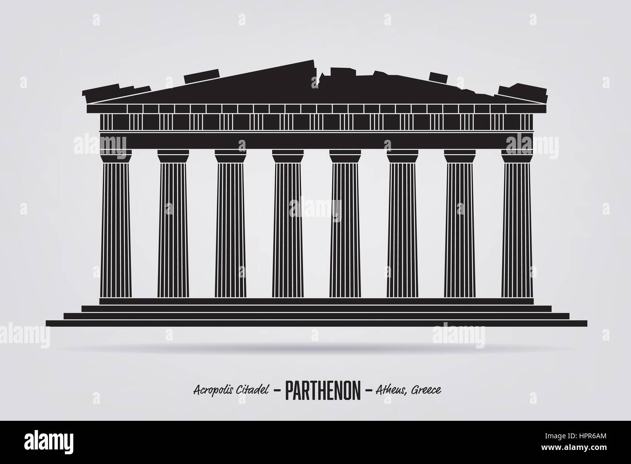 Parthenon vector vectors hi-res stock photography and images - Alamy