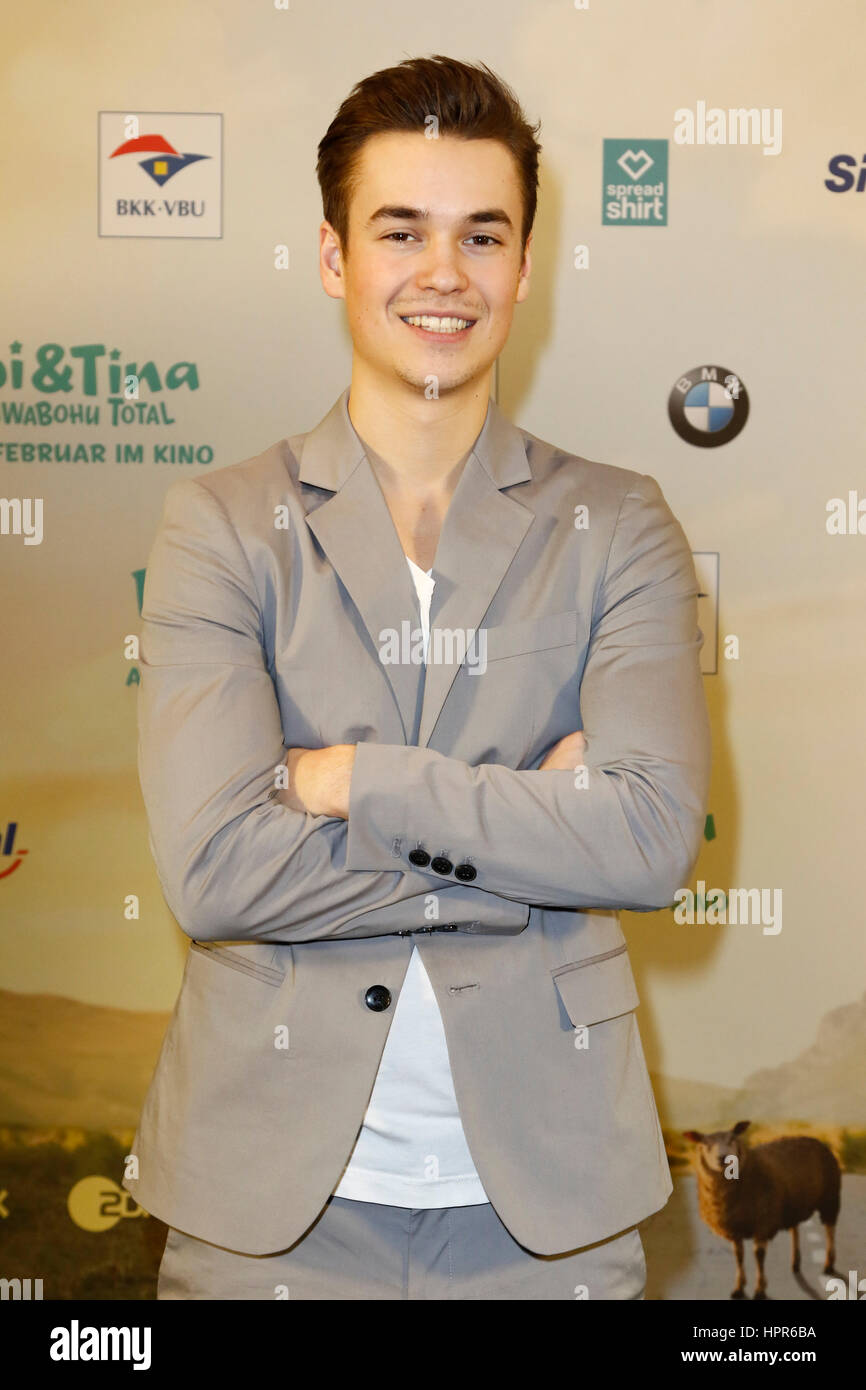 Hamburg, Germany, 21st FEB, 2017. Louis Held attending the "Bibi & Tina ...