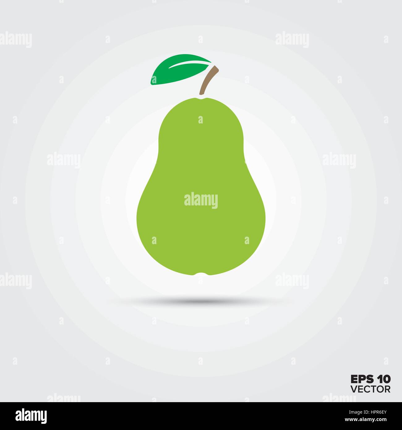 Pear leaf Stock Vector Images - Alamy