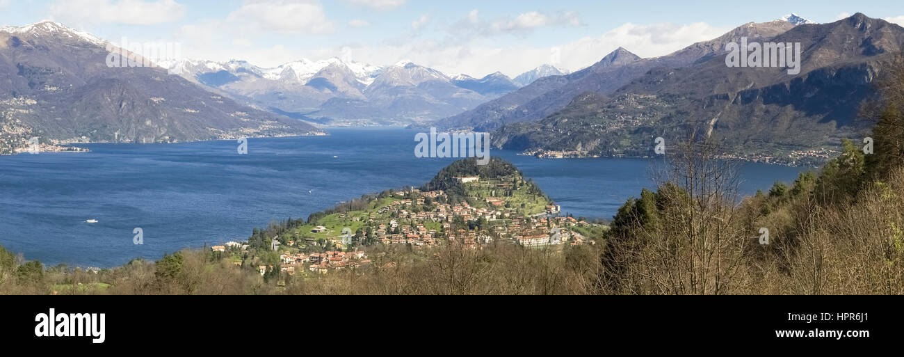 Lake of Como, Italy: Lake of Como and view of Bellagio Stock Photo - Alamy