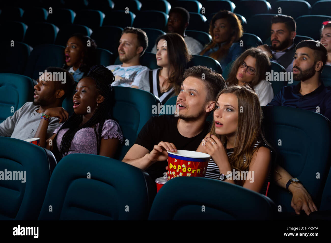 Surprised theater audience hi-res stock photography and images - Alamy