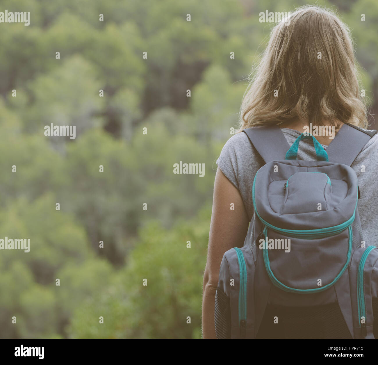 Back view from behind back view tourist hi-res stock photography and ...