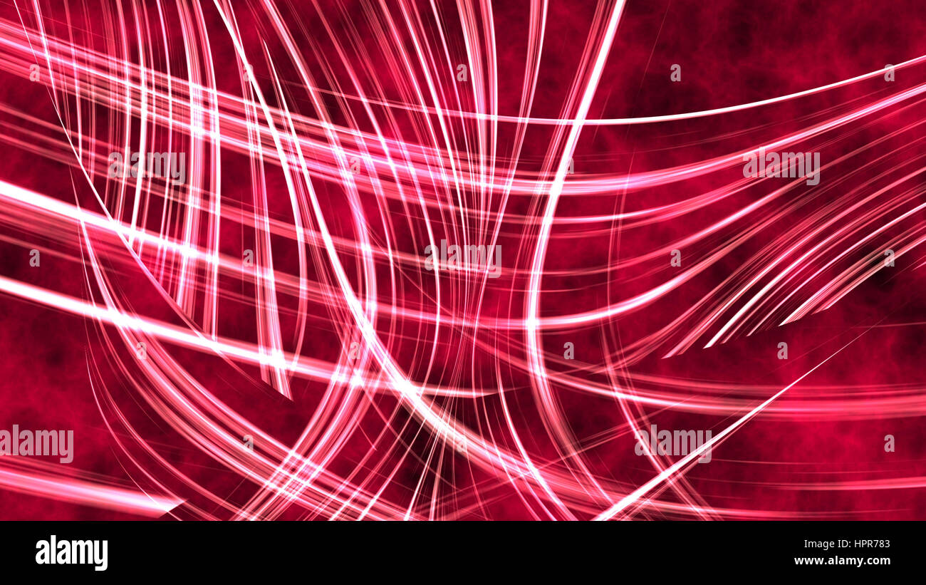 3d illustration of Red Abstract Wave lines background Stock Photo - Alamy
