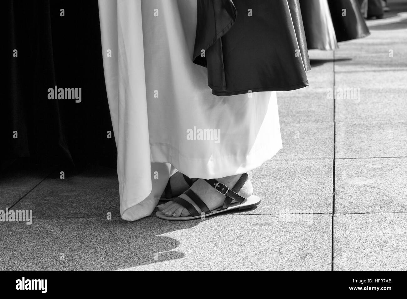 Holy procession spain Black and White Stock Photos & Images - Alamy