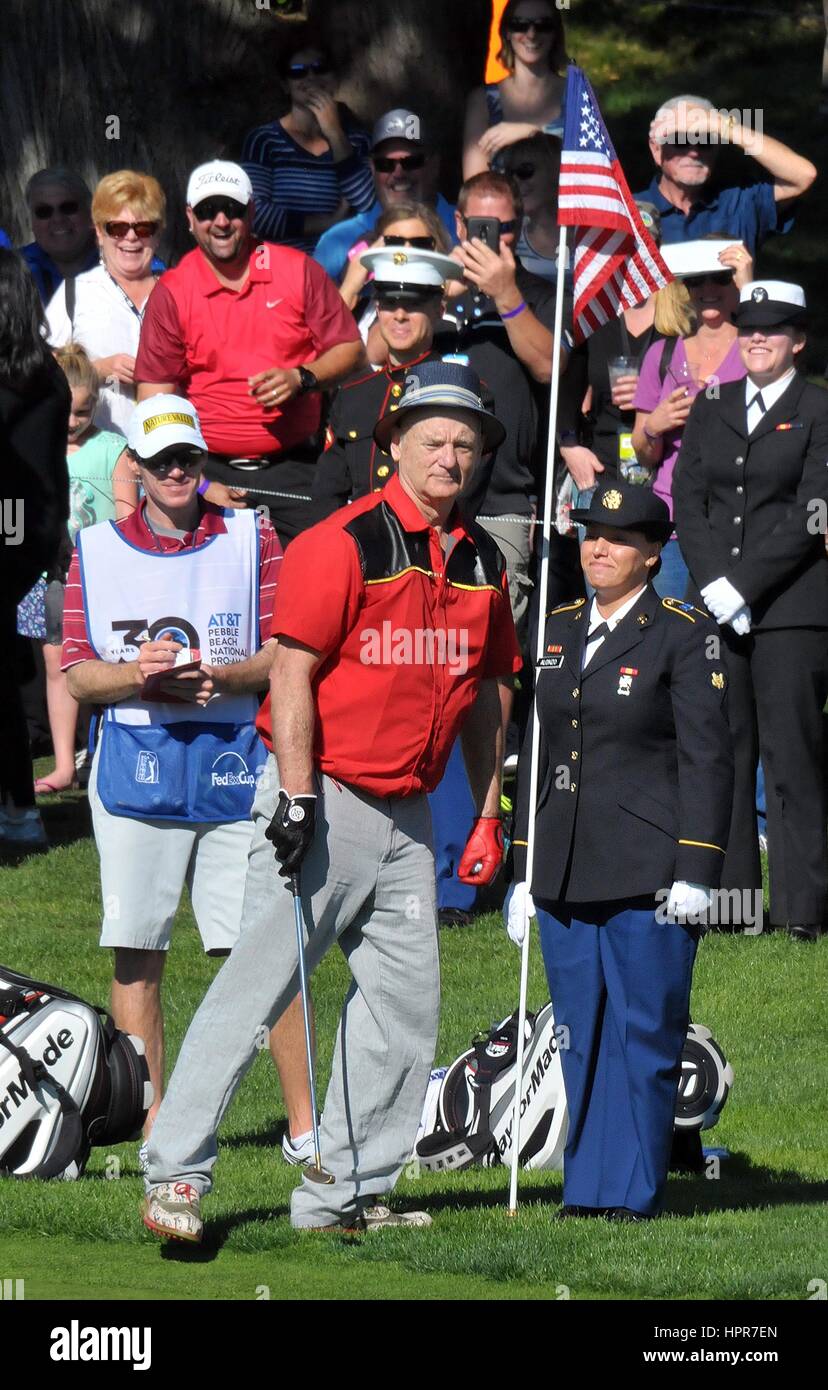 Actor and comedian Bill Murray during the AT&T Pebble Beach National ...