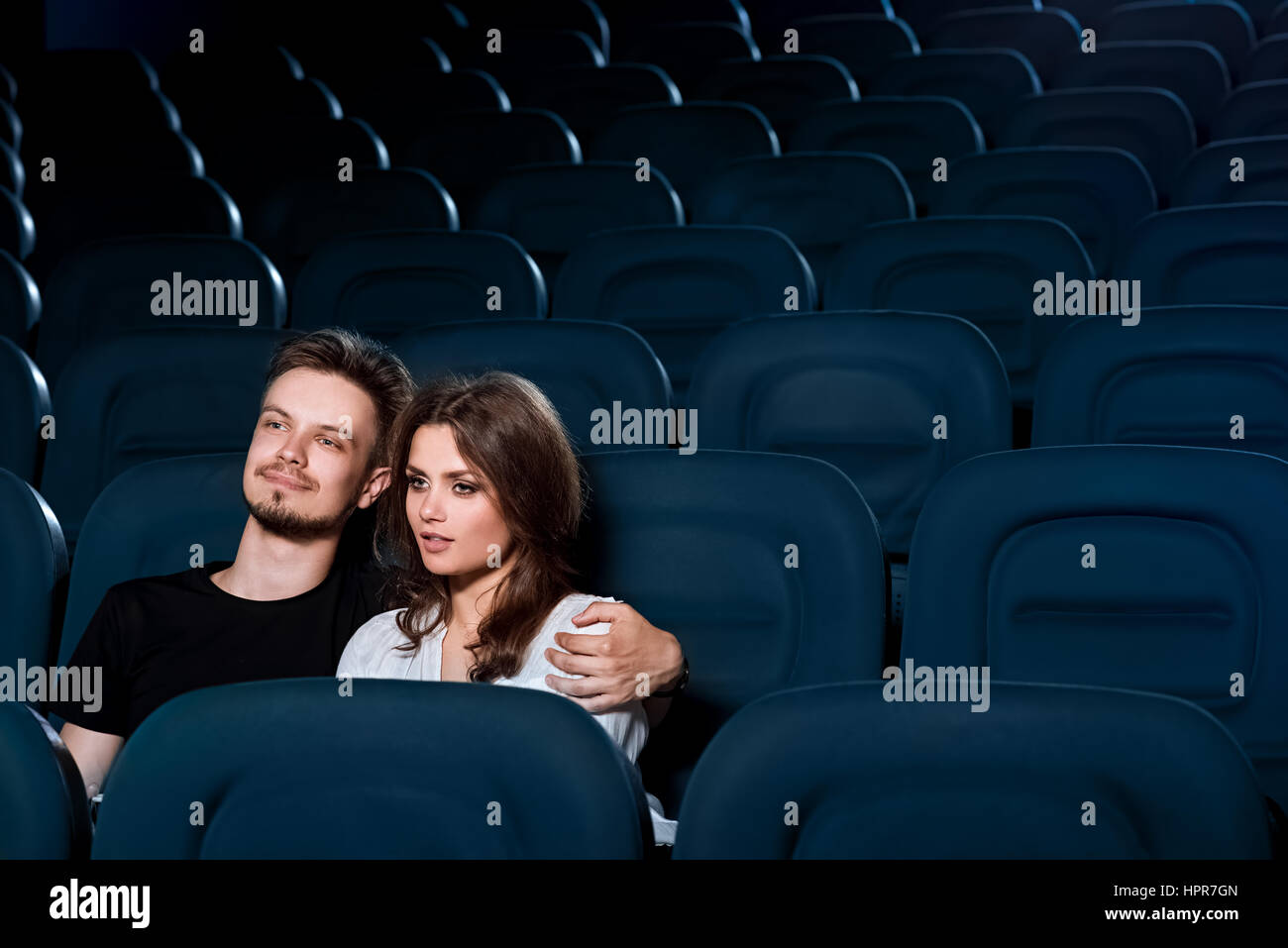 Beautiful couple hugging hall hi-res stock photography and images - Alamy