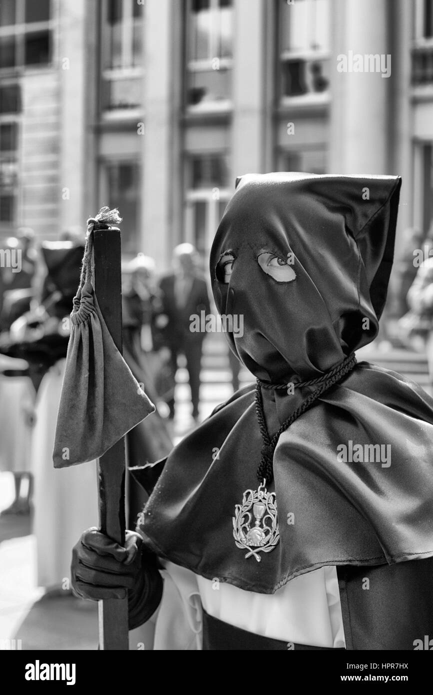 Holy week tradition Black and White Stock Photos & Images - Alamy
