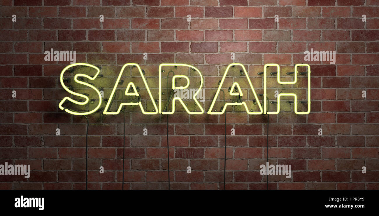 The Word Sarah Sign