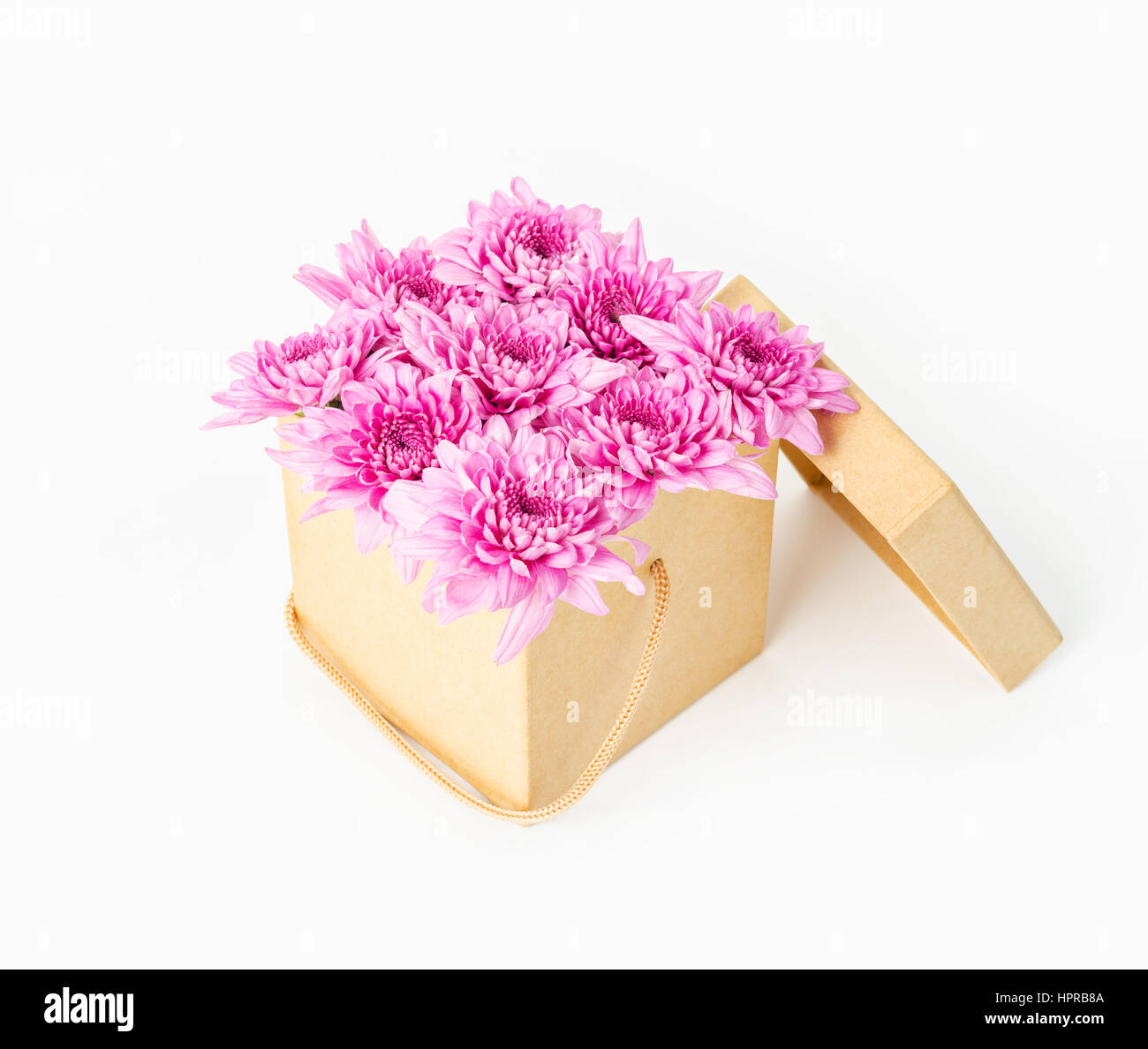 Gift box in autumn Cut Out Stock Images & Pictures - Alamy