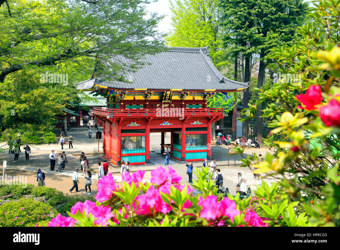 Nezu-jinja Shrine Tokyo Japan Stock Photo - Alamy