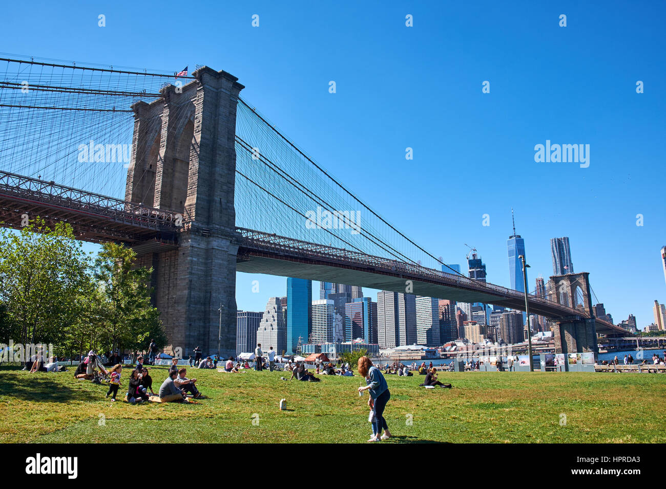 Fulton ferry state park lawn hi-res stock photography and images - Alamy