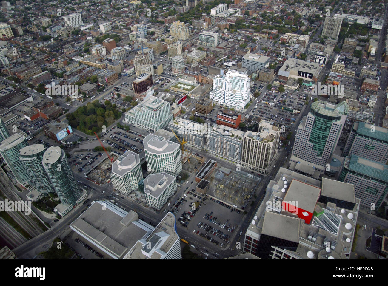 Aerial view of downtown Toronto Stock Photo - Alamy