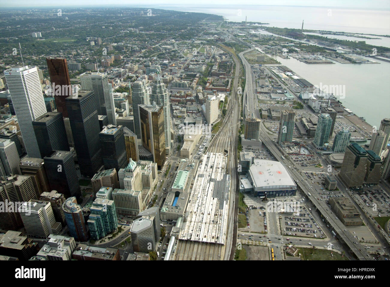 Aerial view of downtown Toronto Stock Photo - Alamy
