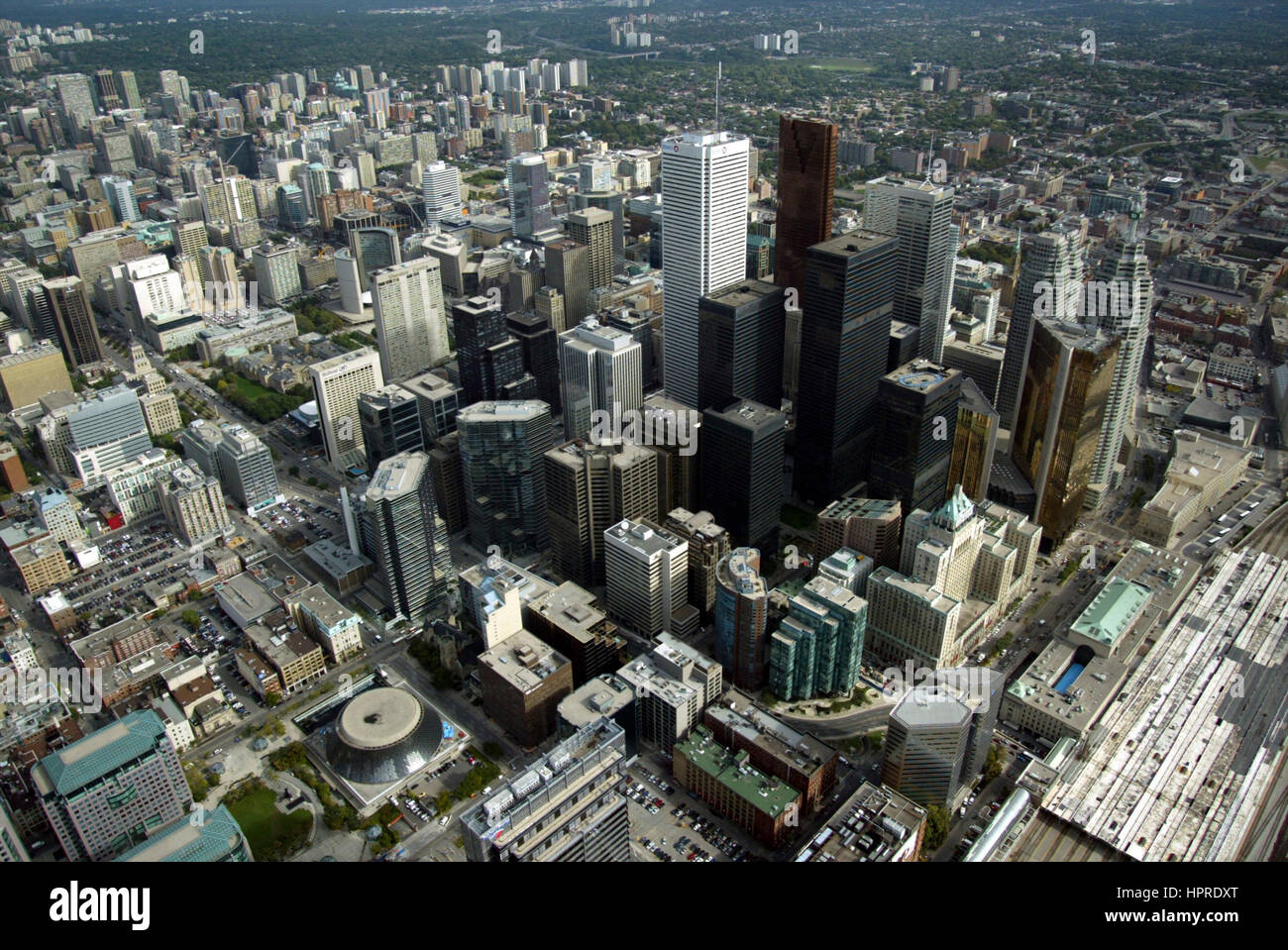 Aerial view of downtown Toronto Stock Photo - Alamy