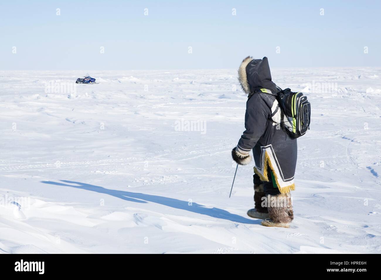 Inuit ice melting hunting hi-res stock photography and images - Alamy