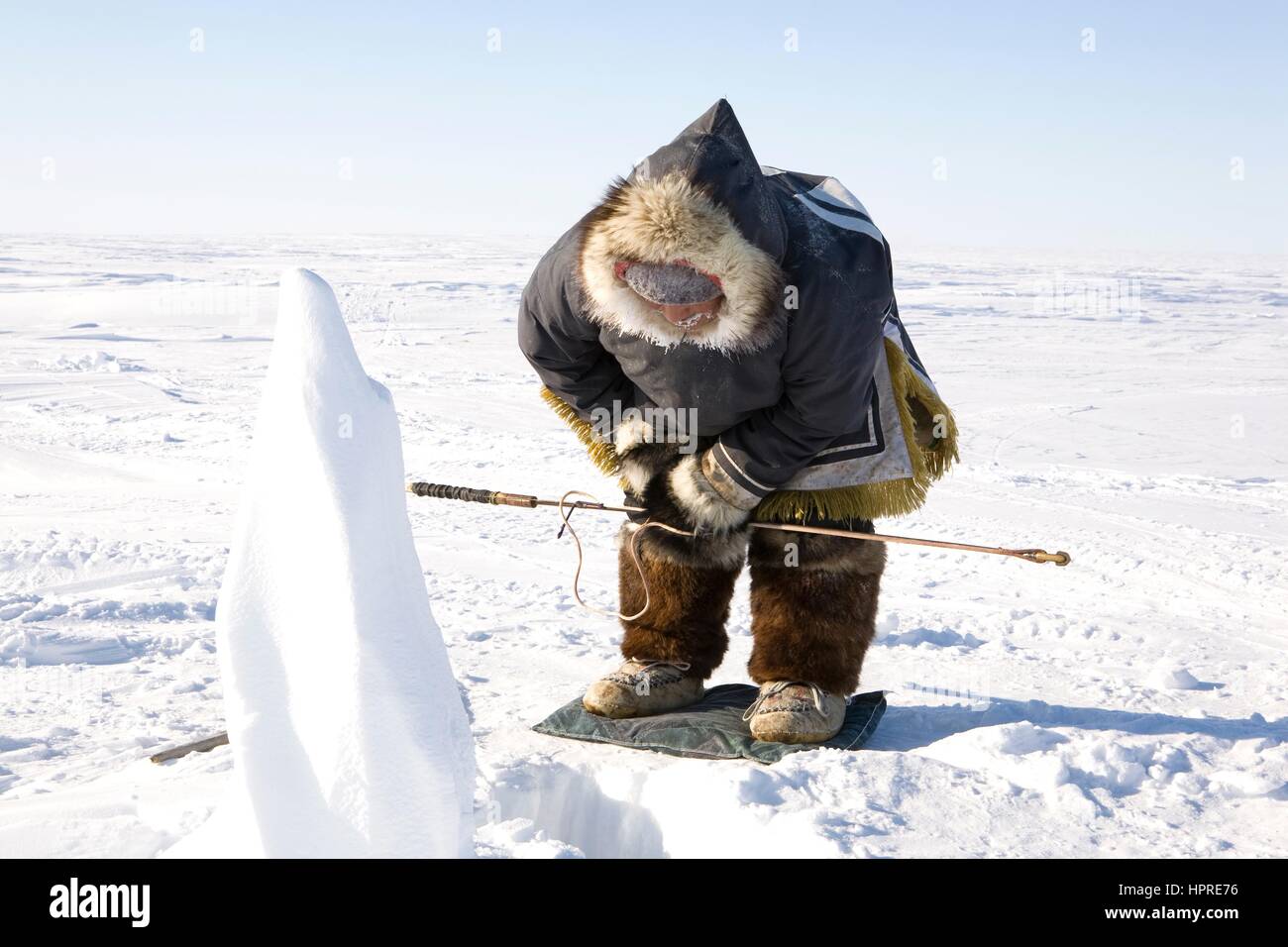 Inuits in Canada are hunting animals for fur Stock Photo - Alamy