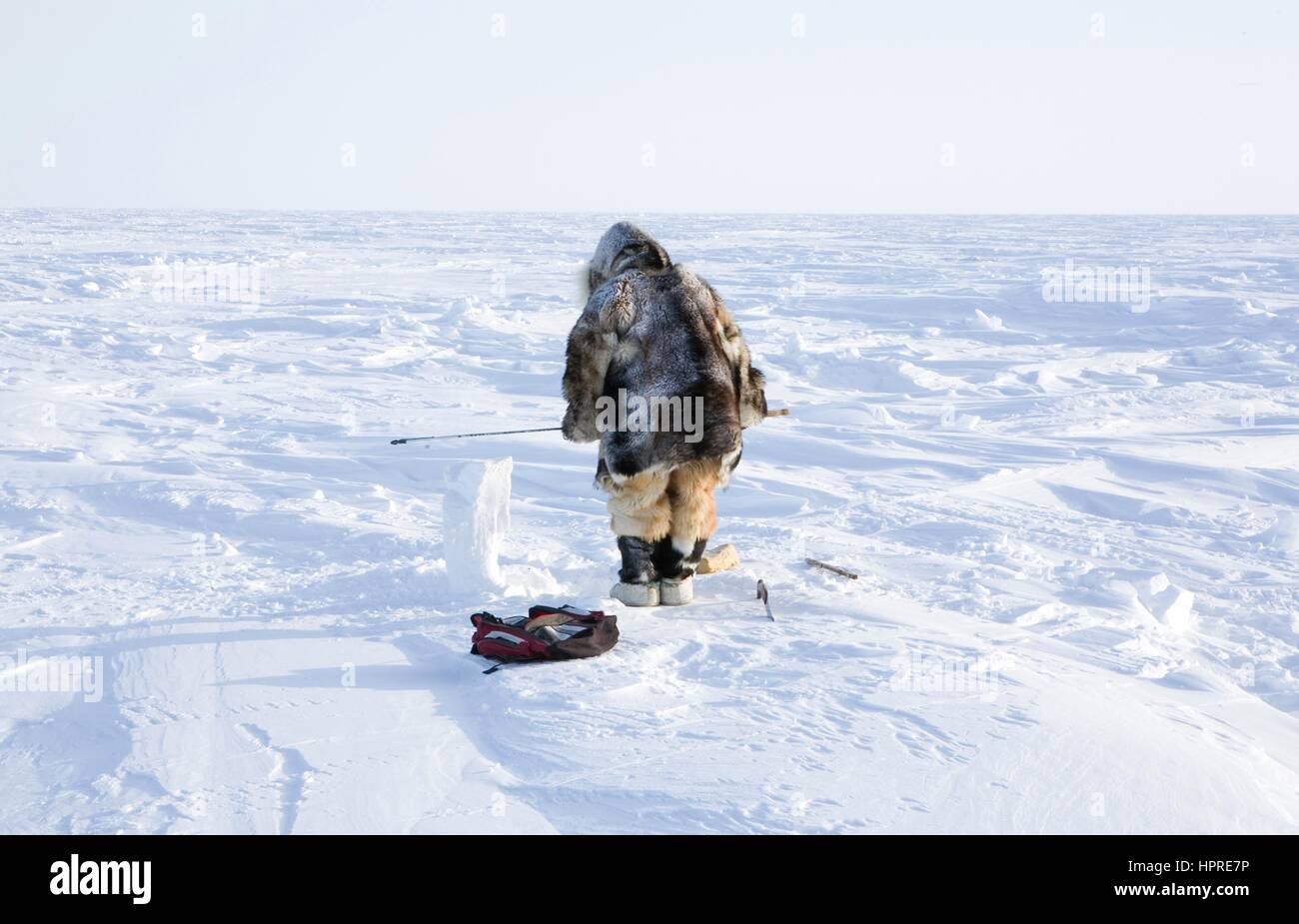 Inuit fishing nunavut hi-res stock photography and images - Alamy