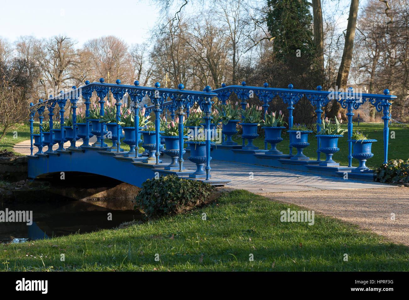 Muskau palace, Muskau Park, Upper Lusatia, Germany Stock Photo - Alamy