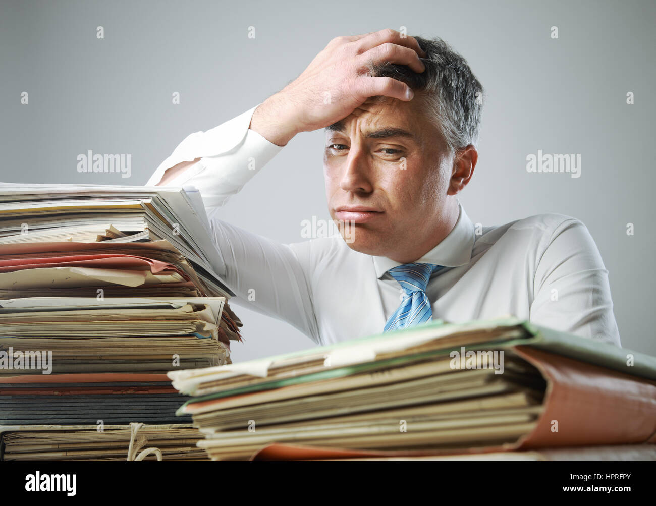 Piled up paperwork hi-res stock photography and images - Alamy