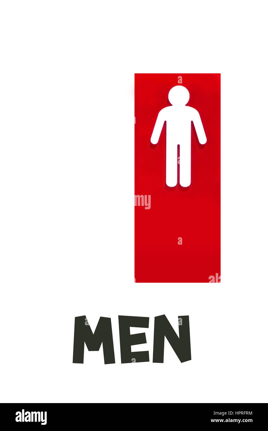 Men toilet sign hi-res stock photography and images - Alamy
