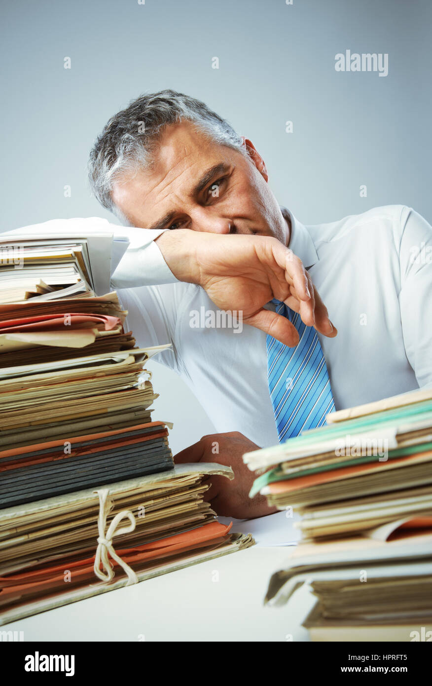 Files piled up hi-res stock photography and images - Alamy