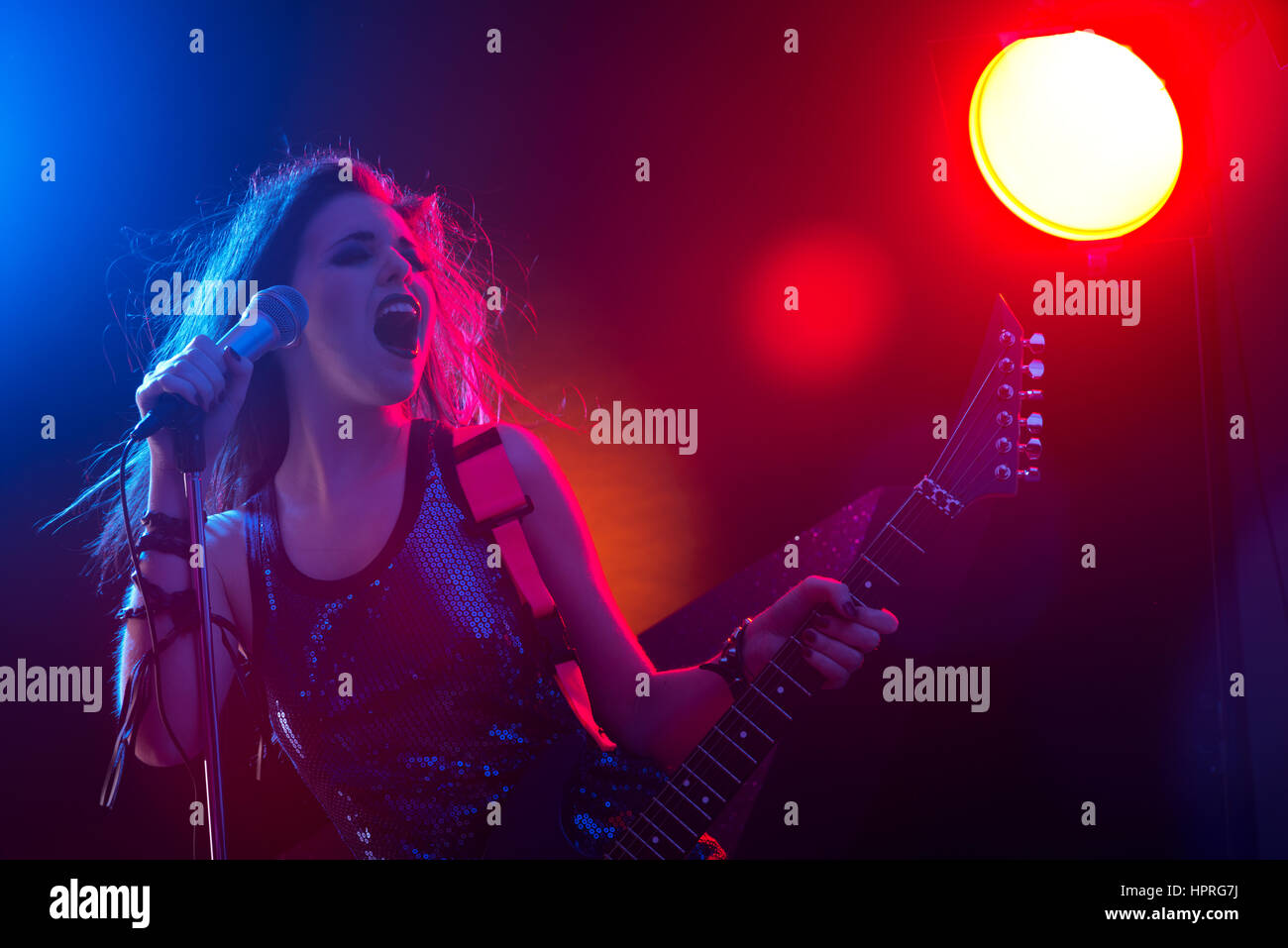 Teenager Singing Talent Show High Resolution Stock Photography and ...