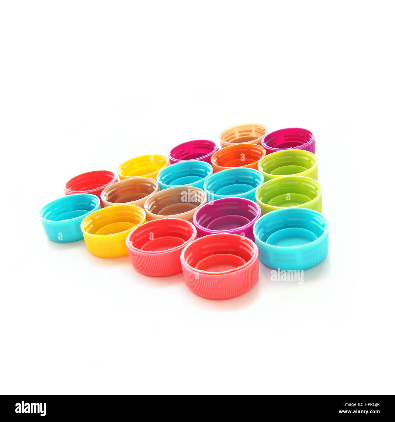 Colorful bottle cap isolated on white background Stock Photo - Alamy