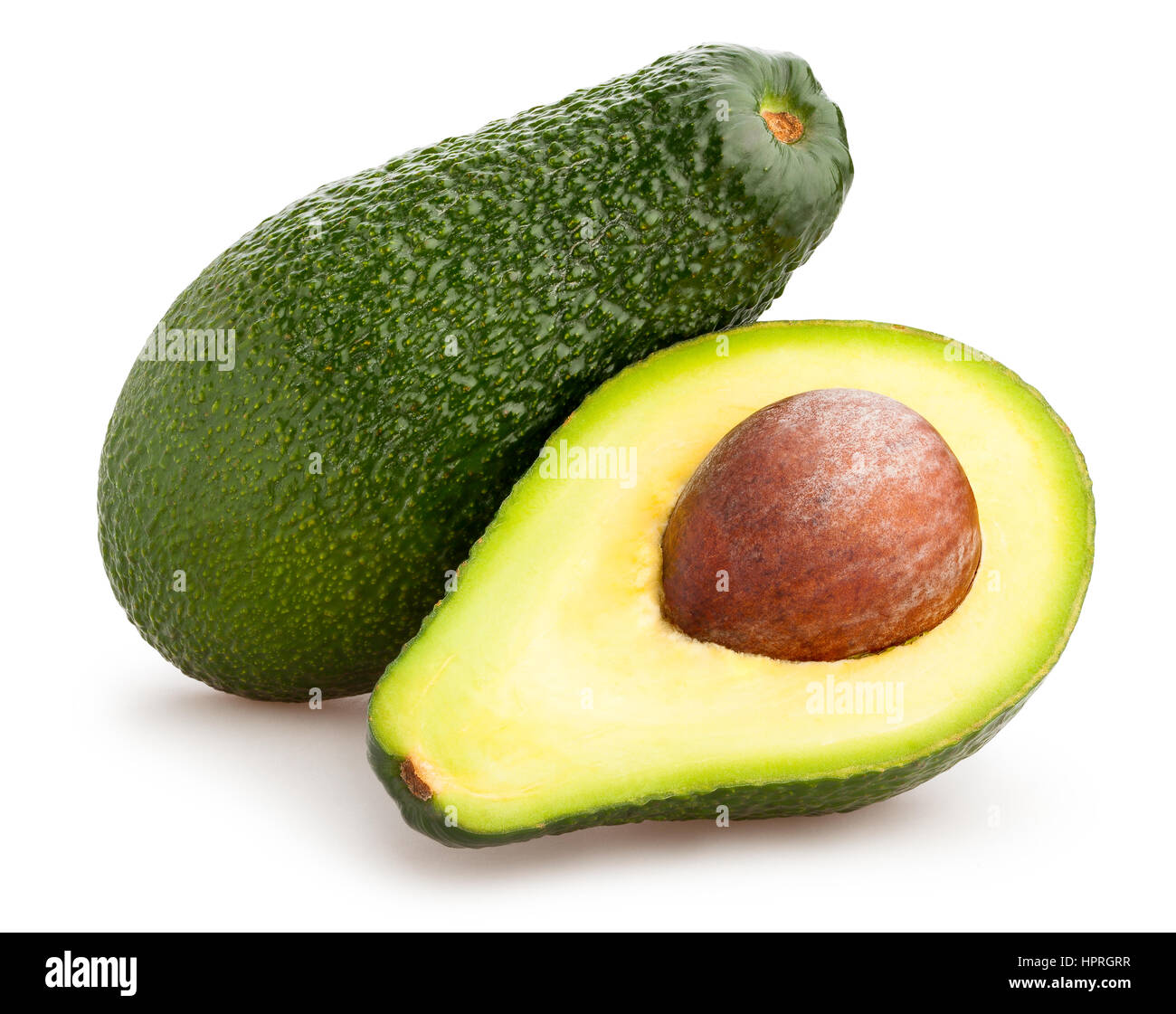 Two slices fresh avocado hi-res stock photography and images - Alamy
