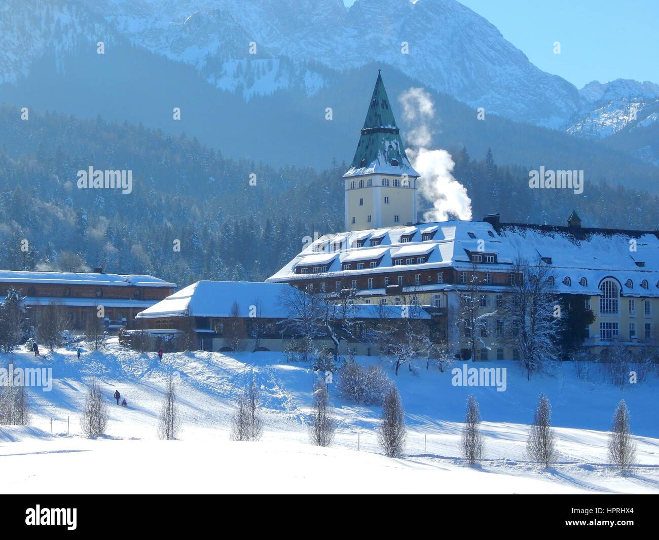 Luxury Spa & Cultural Hideaway at Hotel Schloss Elmau in a historic ...
