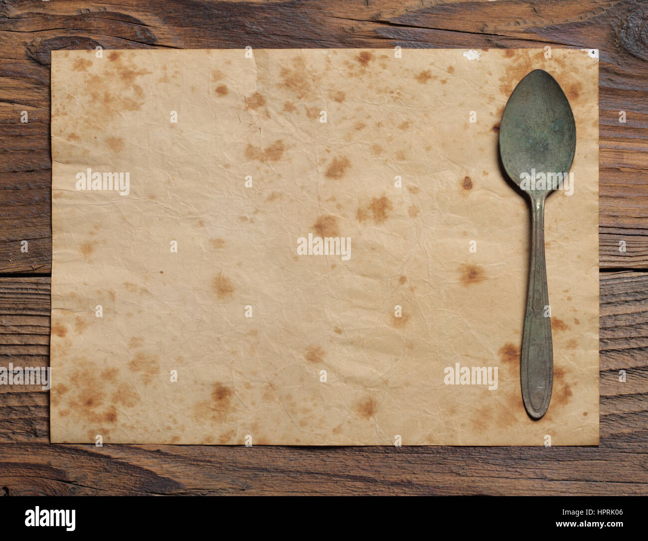 Old Paper Place Setting, old style Stock Photo - Alamy