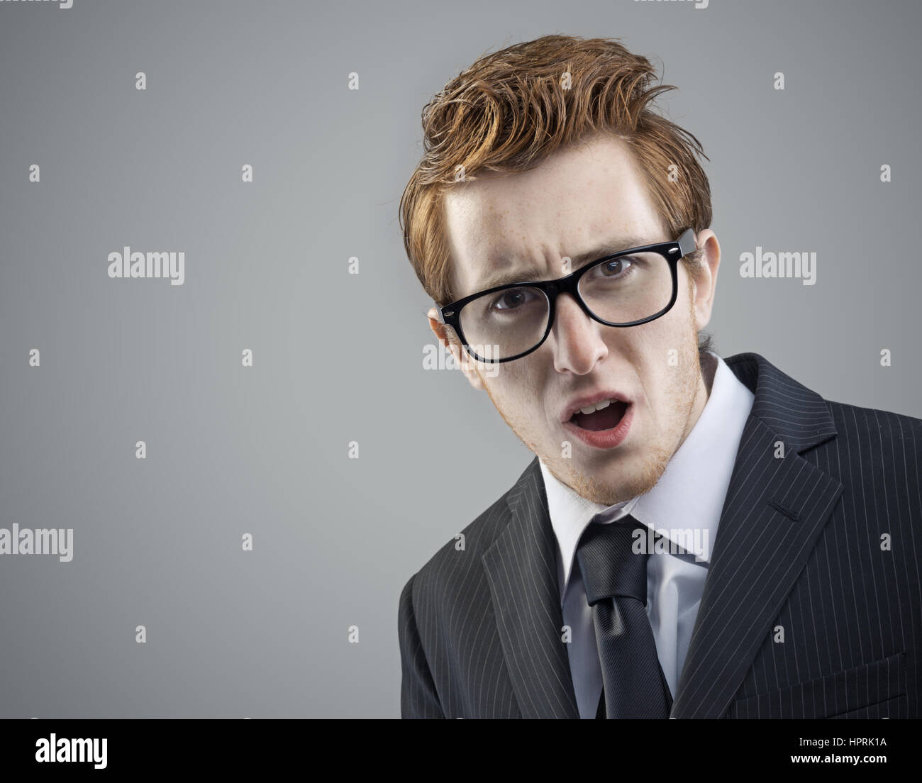 Nerdy looking hi-res stock photography and images - Alamy