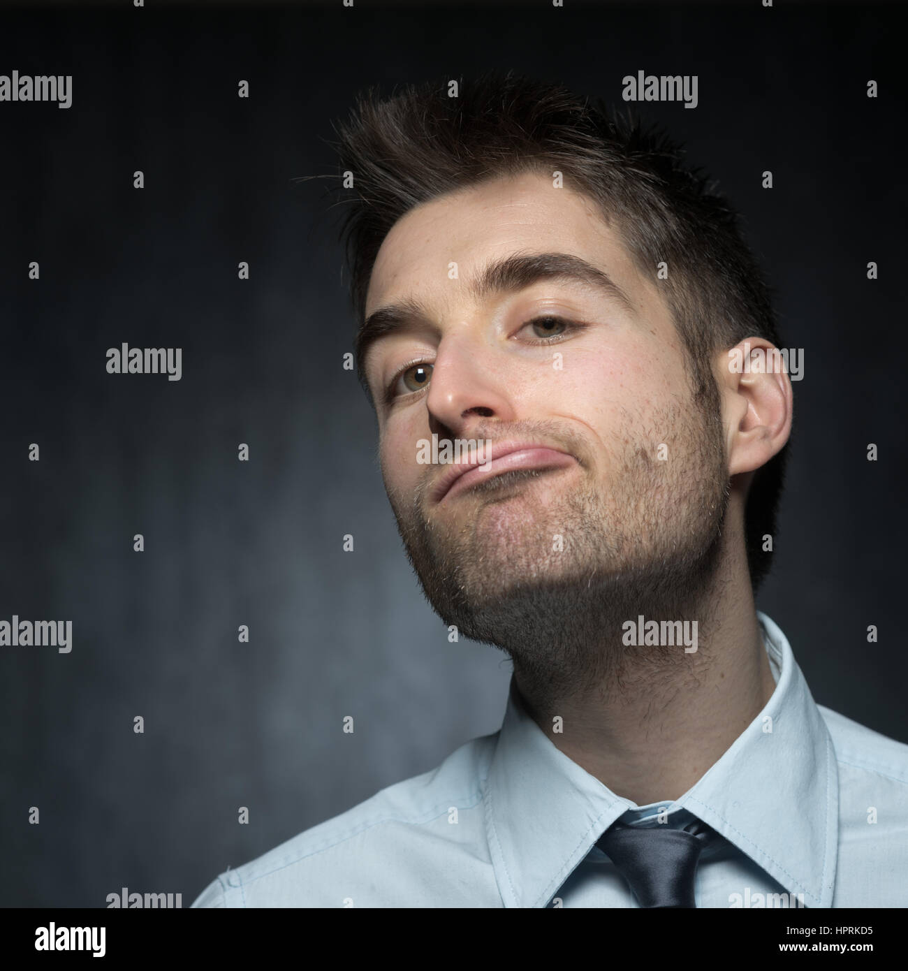 Expressing doubt hi-res stock photography and images - Alamy