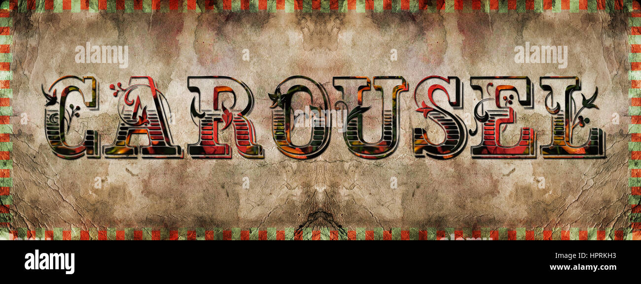 Circus font hi-res stock photography and images - Alamy