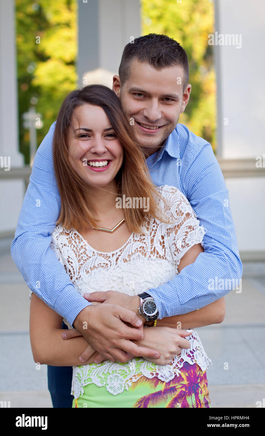Picture of a sweet couple loving each other Stock Photo - Alamy