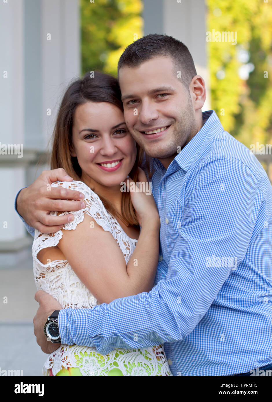 Picture of a sweet couple loving each other Stock Photo - Alamy